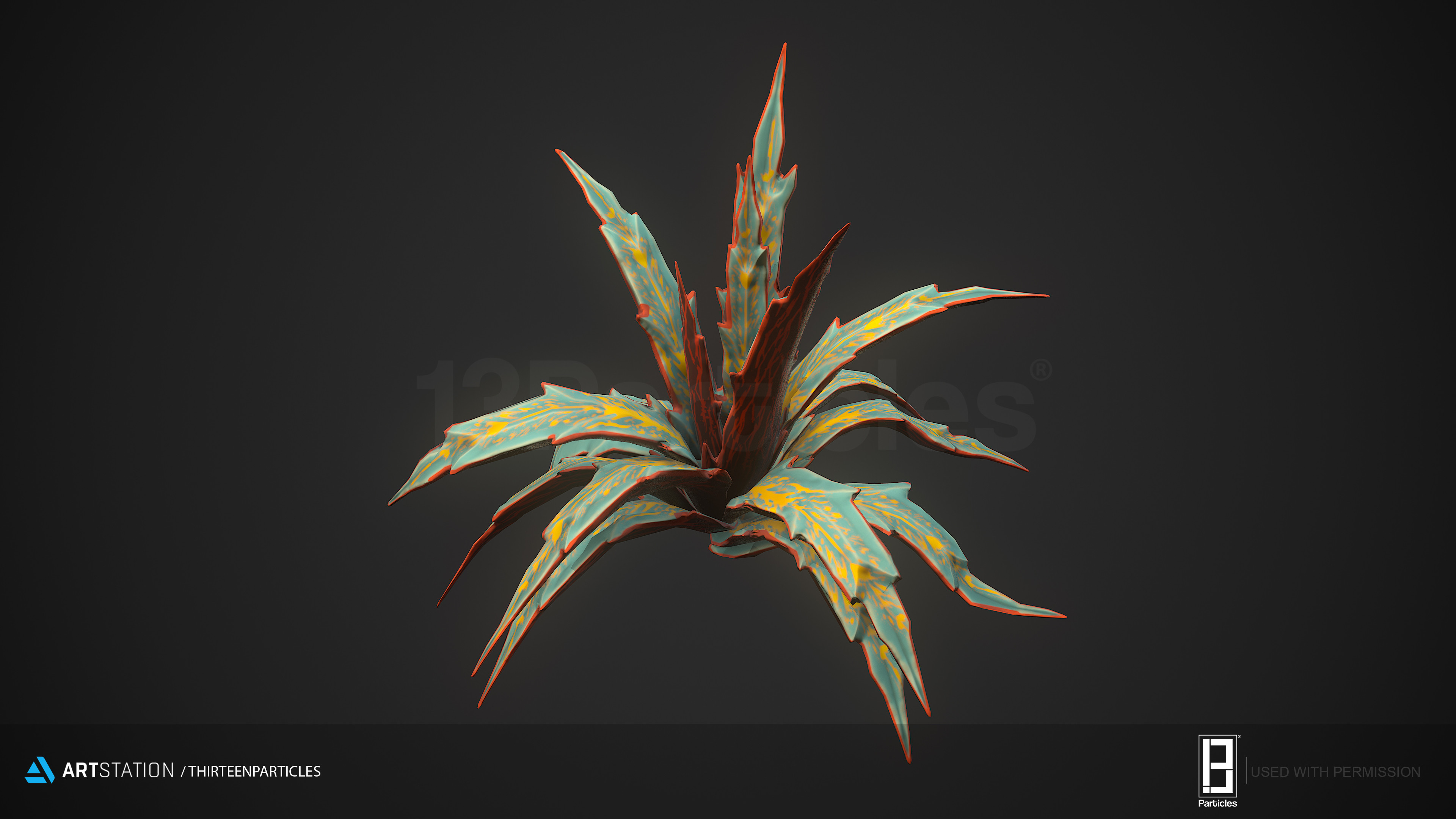 13 Particles Studio - Concept plants V2 ( Game Ready Asset )