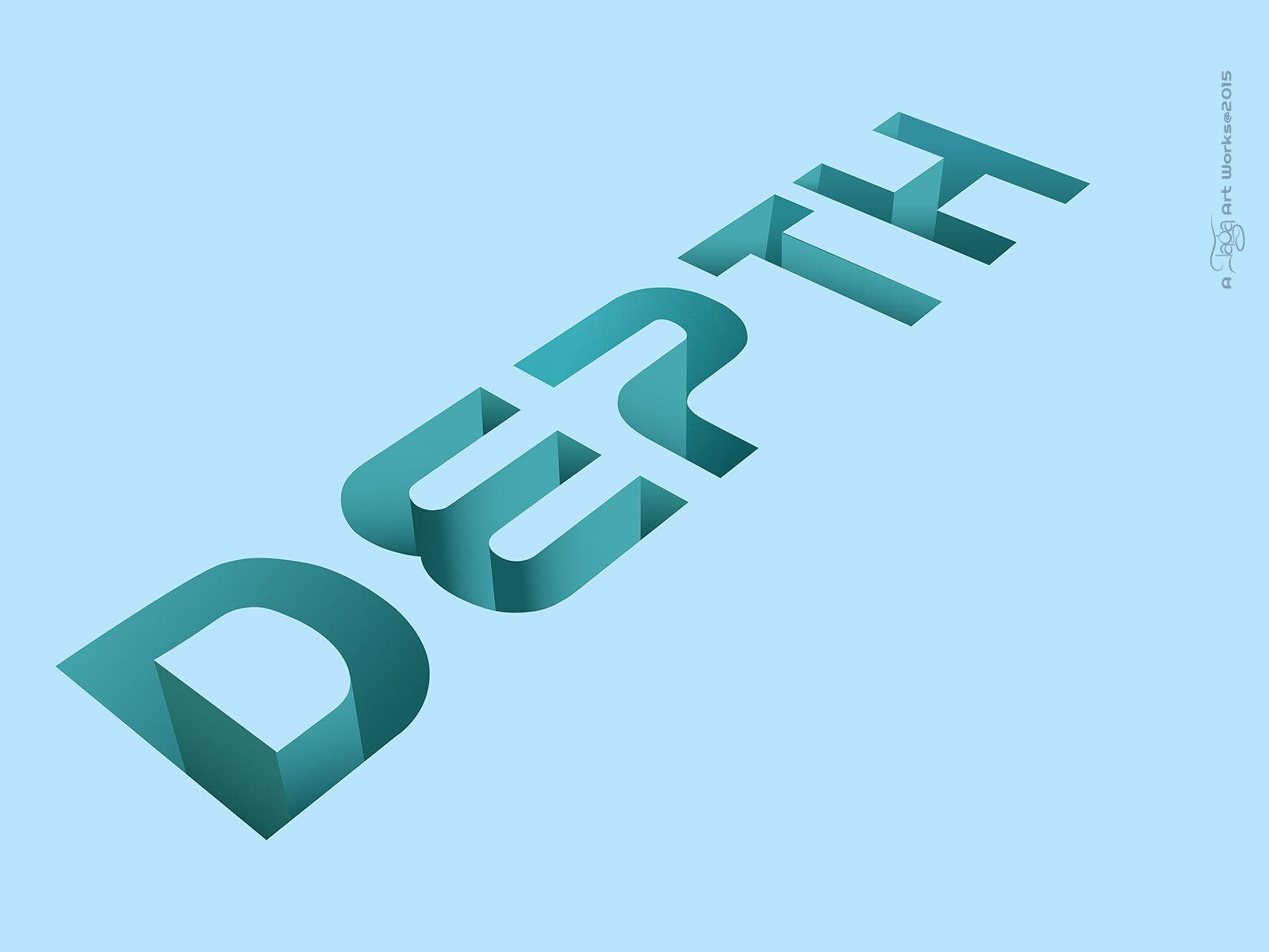 ArtStation - Depth Typography