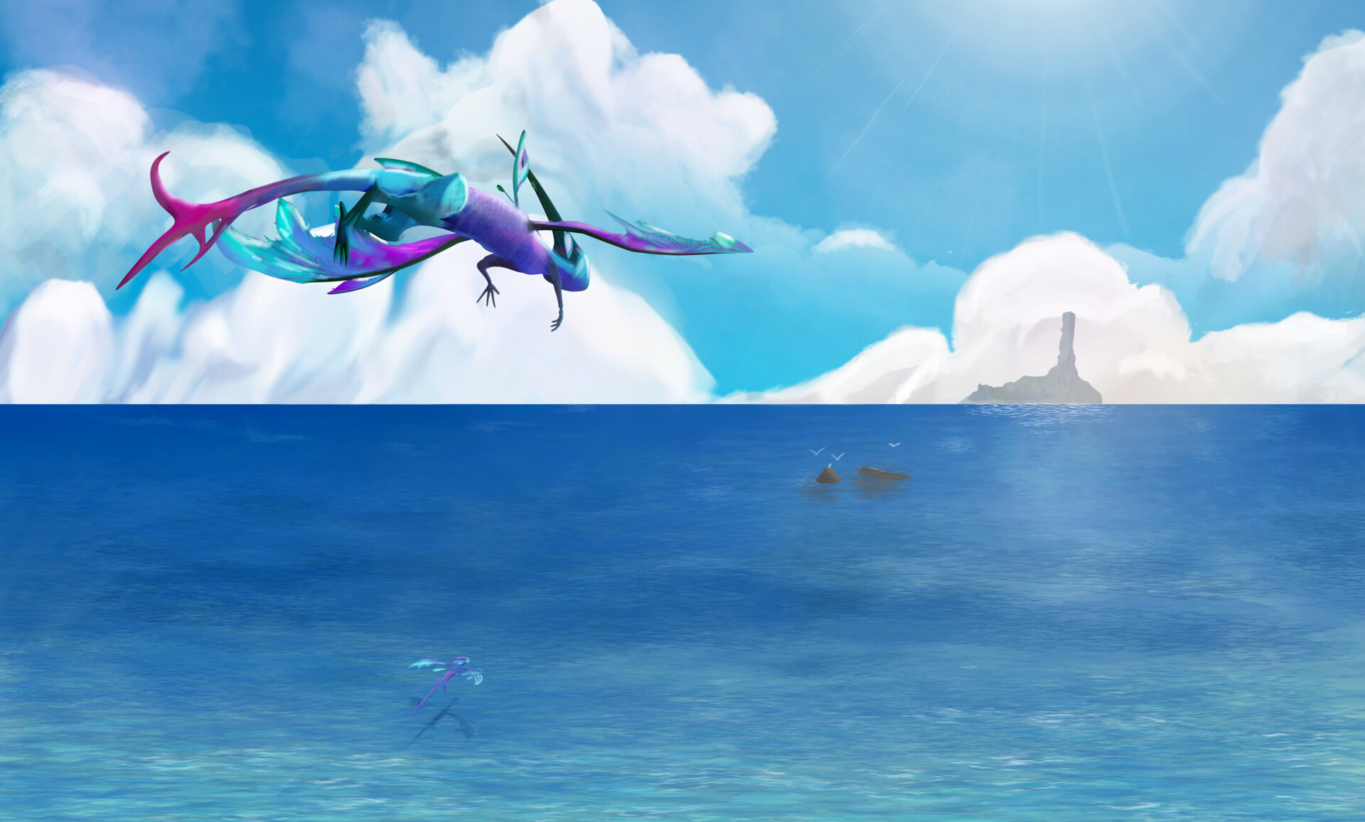 ArtStation - Dragons migration