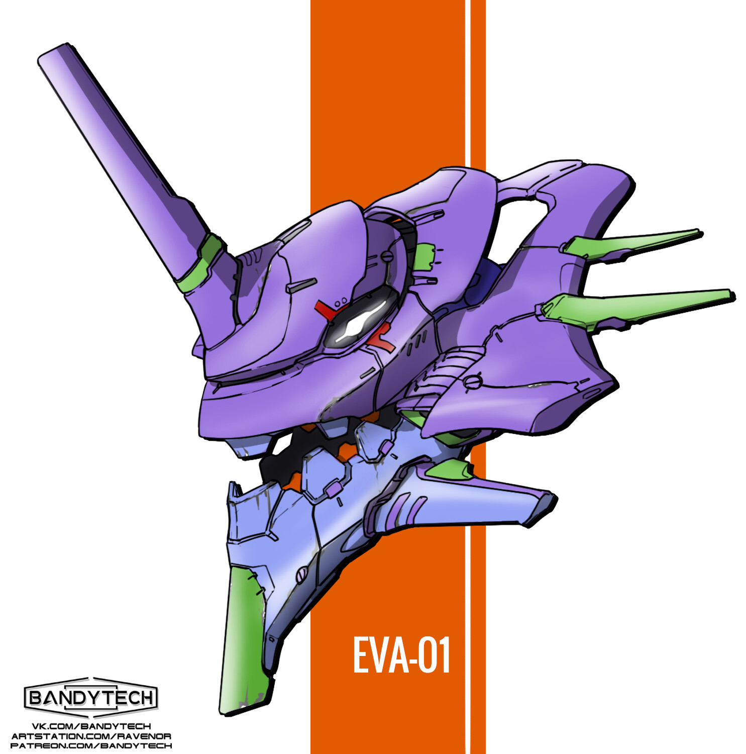 ArtStation - EVA-01 Fan-art