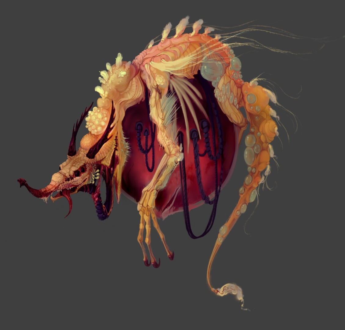 ArtStation - strange creature concept