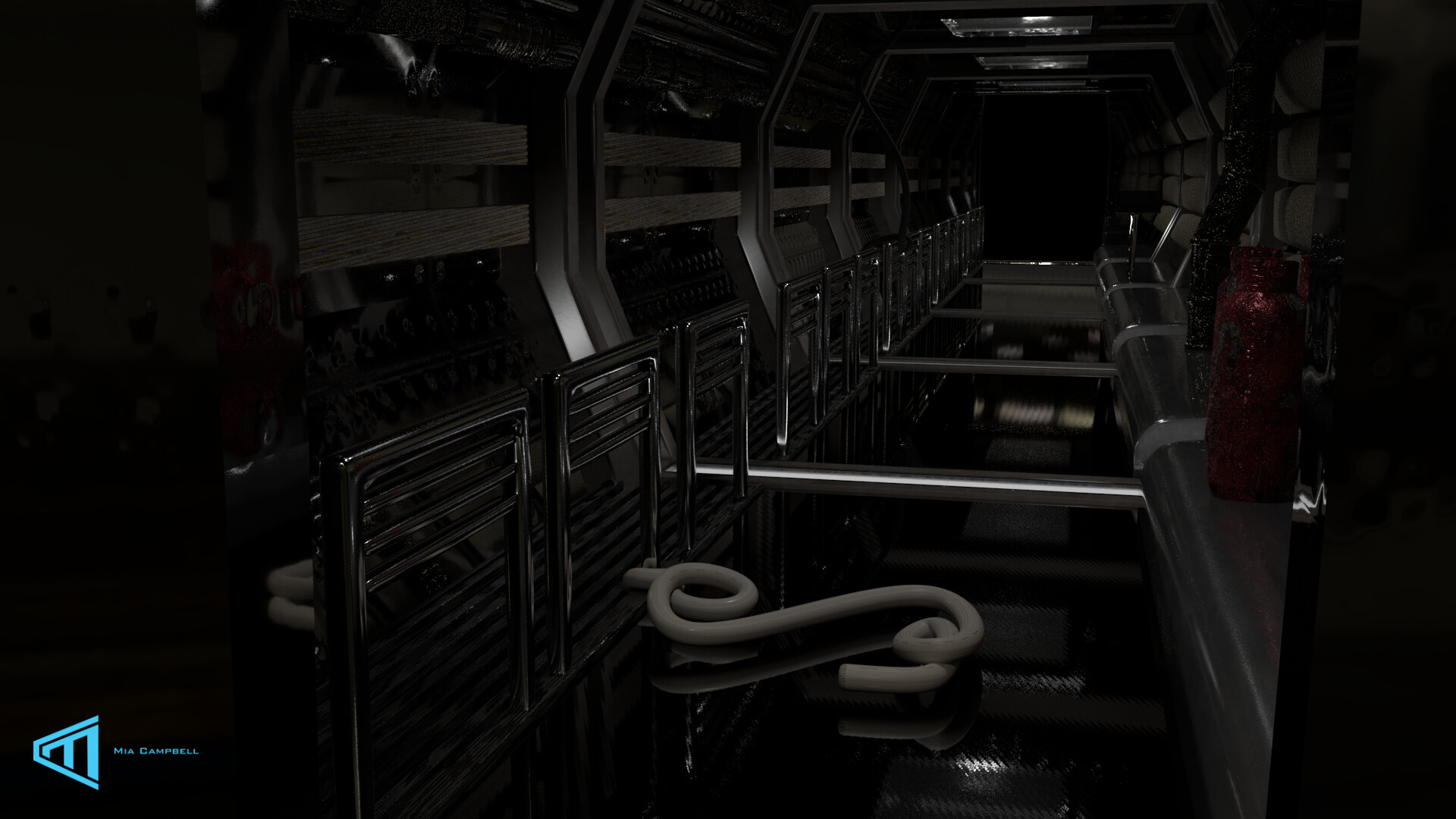 ArtStation - Spaceship Walkway