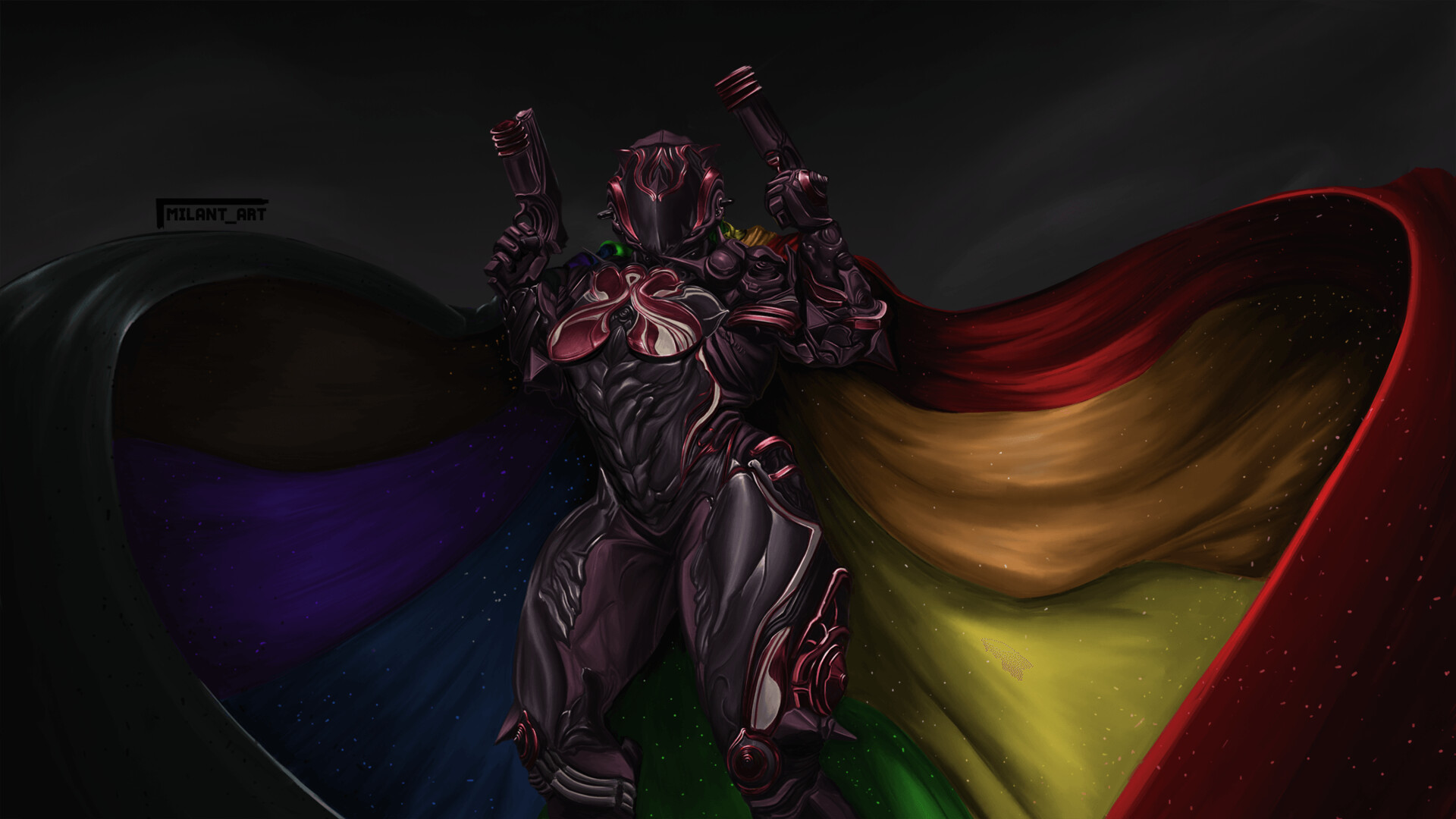 ArtStation - Warframe, Hildryn pride