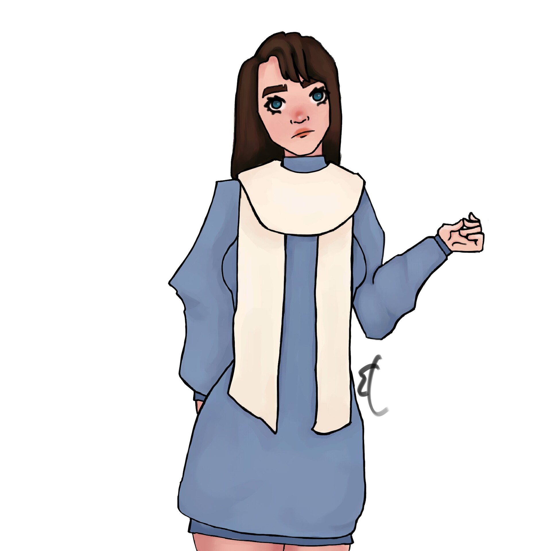 ArtStation - dating sim chara