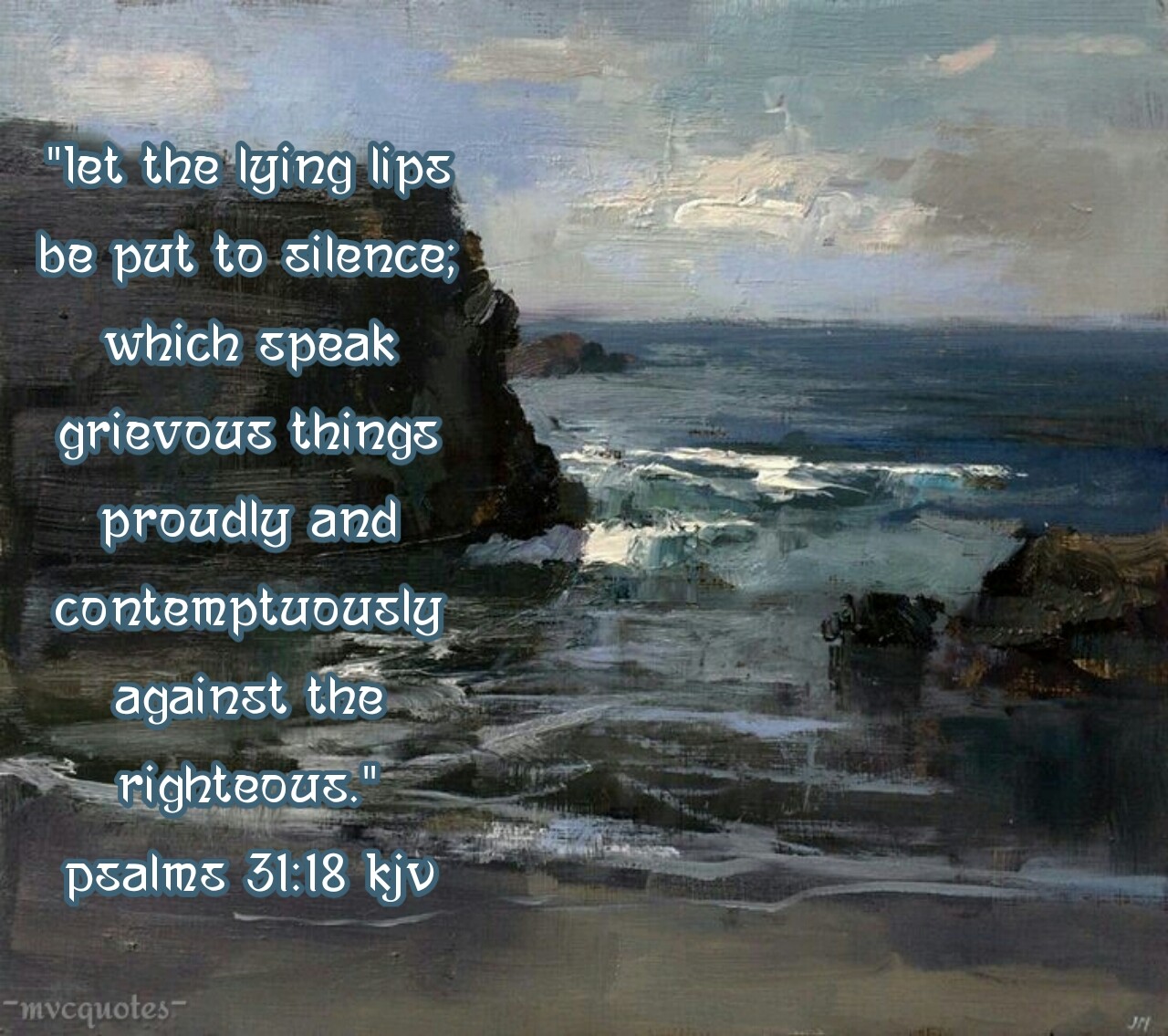 Bible Quotes by MVCquotes - Psalms 31:18