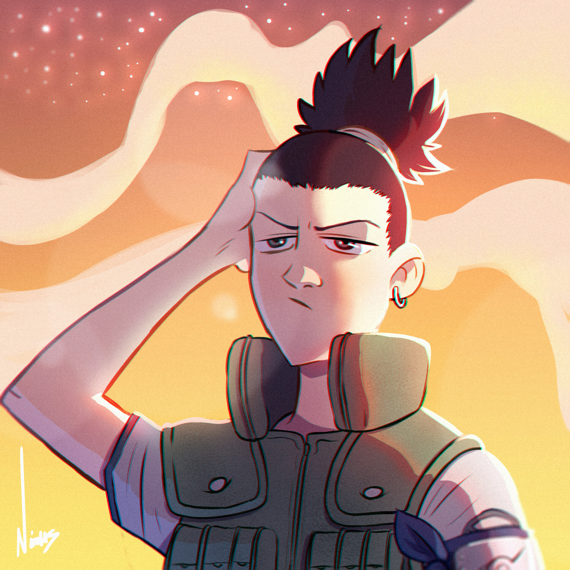 ArtStation - Shikamaru Nara fanart