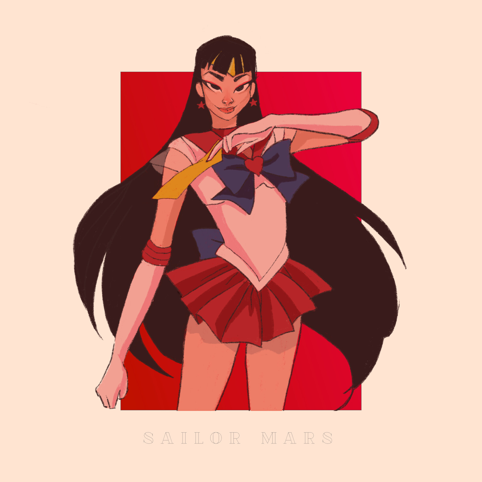 ArtStation - Sailor Mars