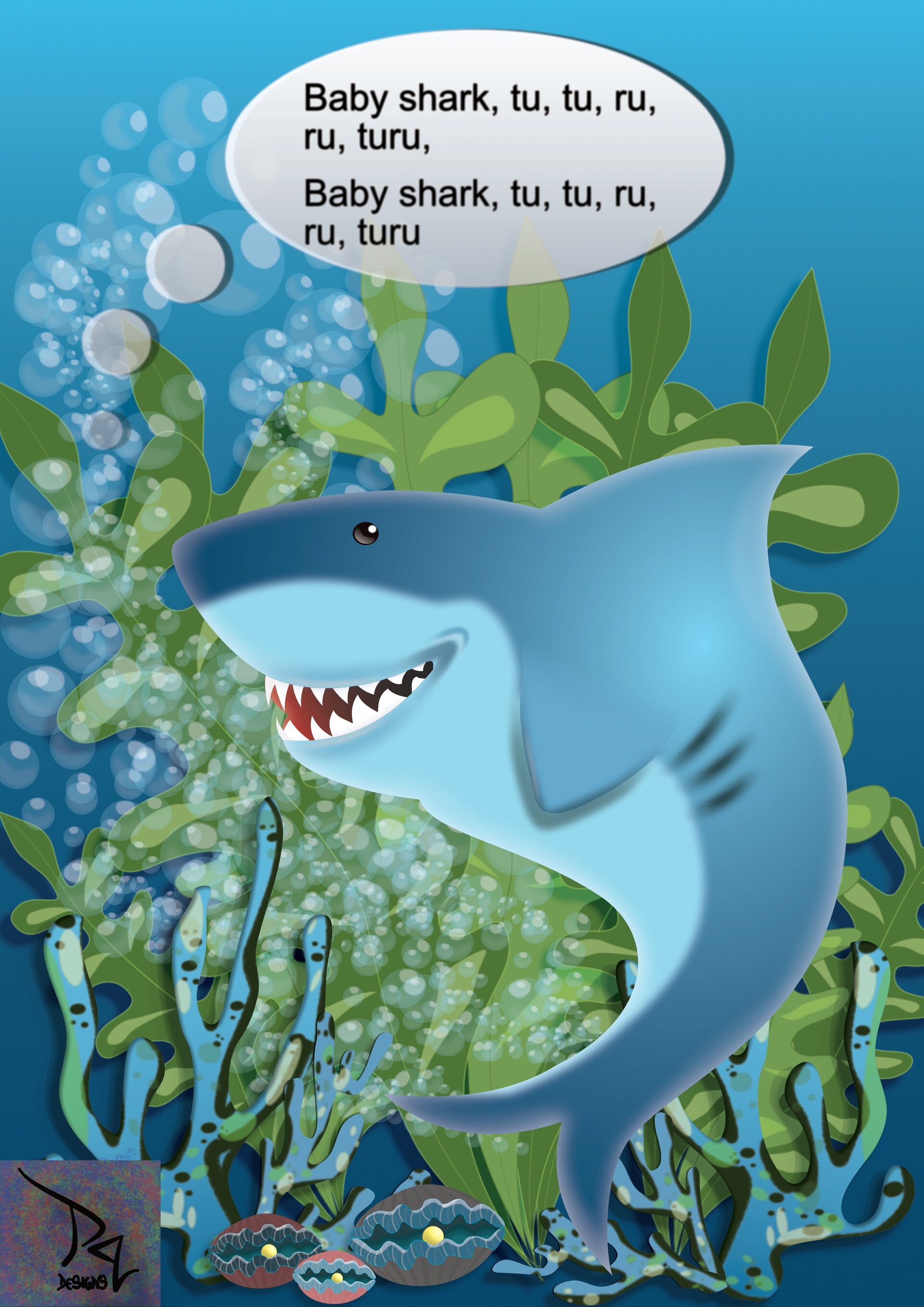 ArtStation - Baby shark:)