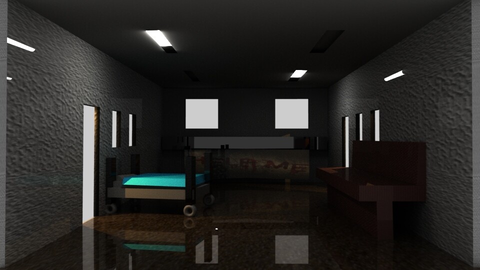 ArtStation - Horror Hospital Environment