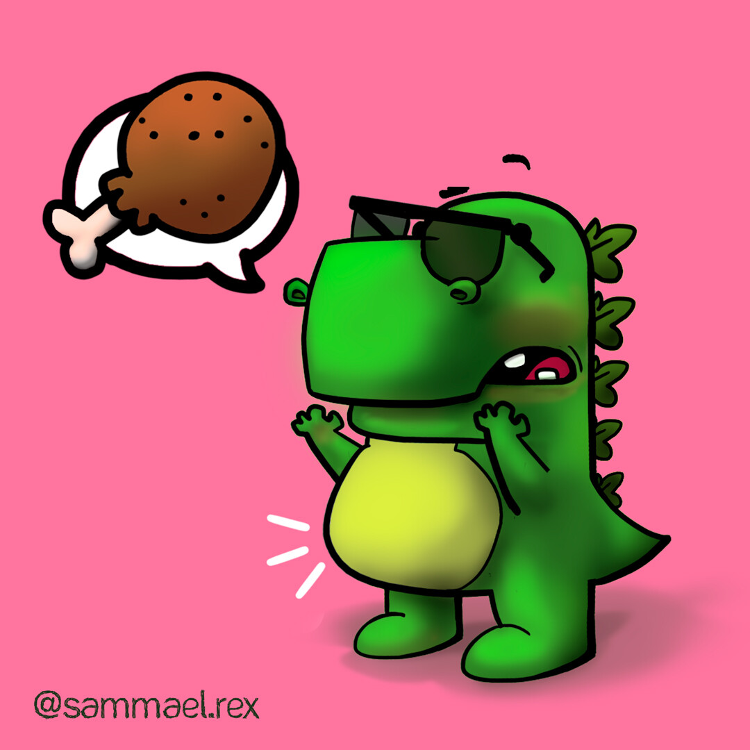 t rex hungry