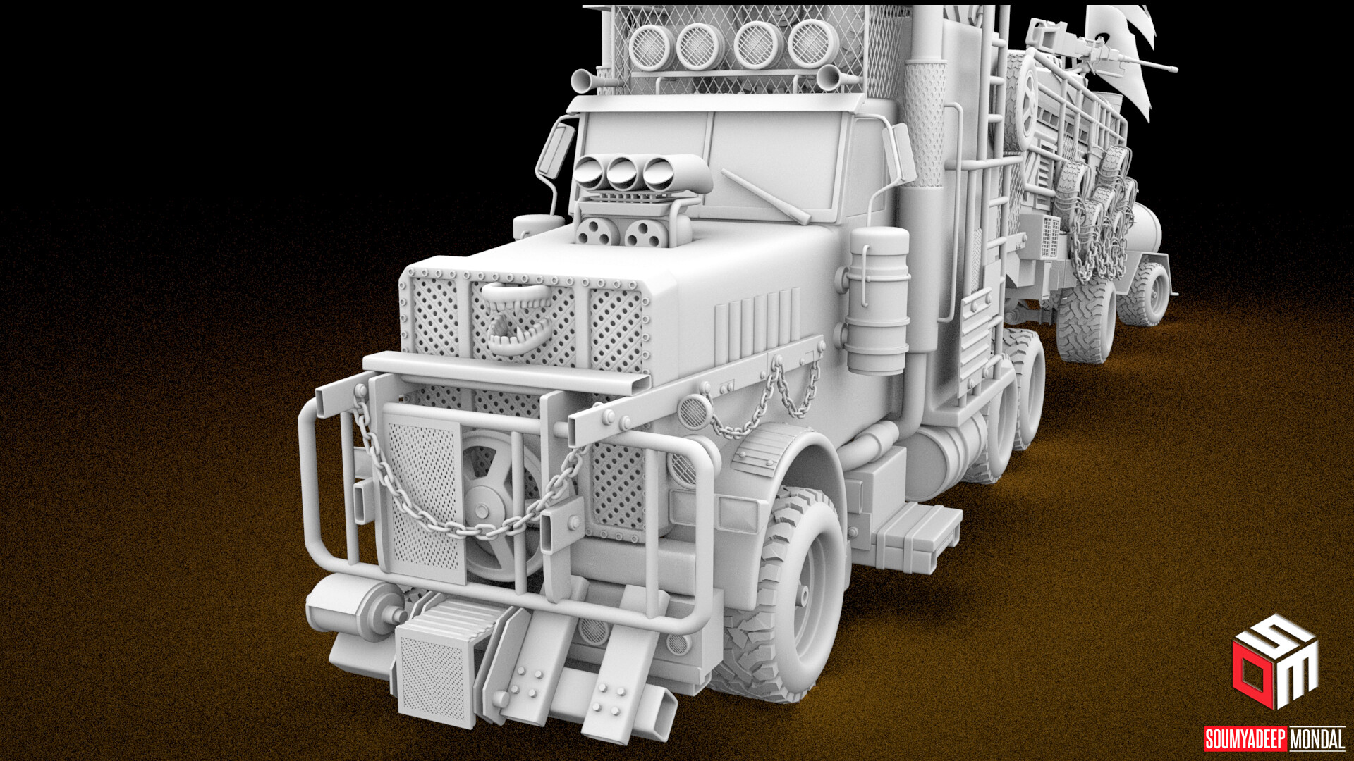 ArtStation - Apocalyptic Truck Model