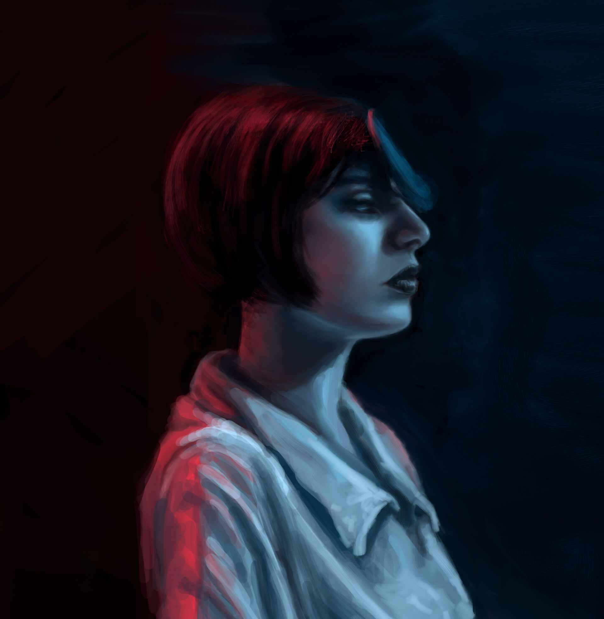 ArtStation - Woman live painting