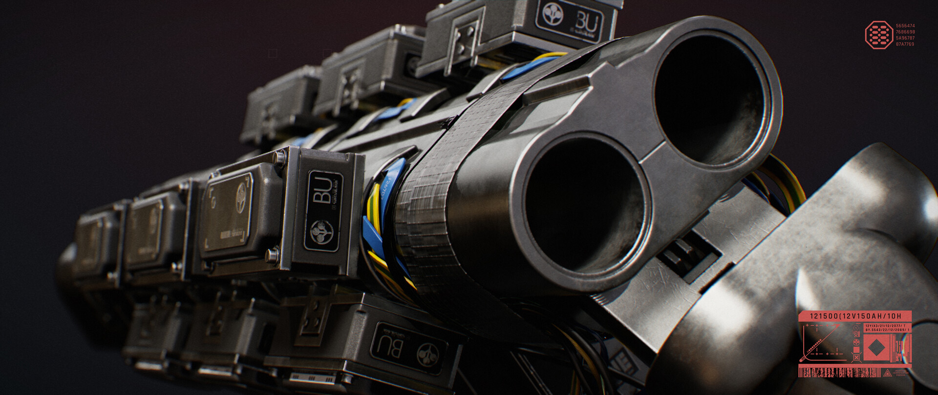 Andrew Gebert - Cyberpunk 2077 Tech Shotgun [DB-2 SATARA] FANART