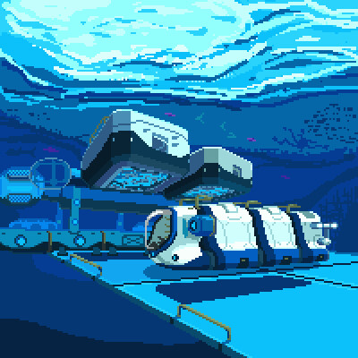 ArtStation - Subnautica pixel ART