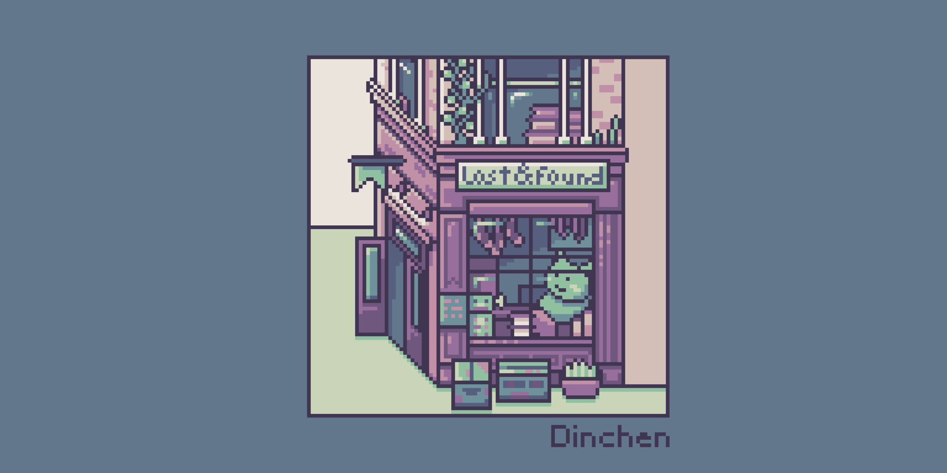ArtStation - Pixel Art Storefronts: Lost&Found, Flowers&Herbs