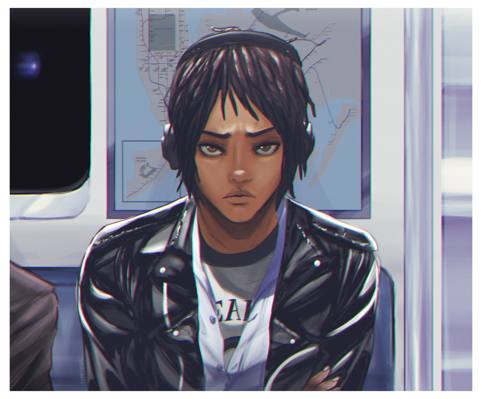 ArtStation - Subway Ride