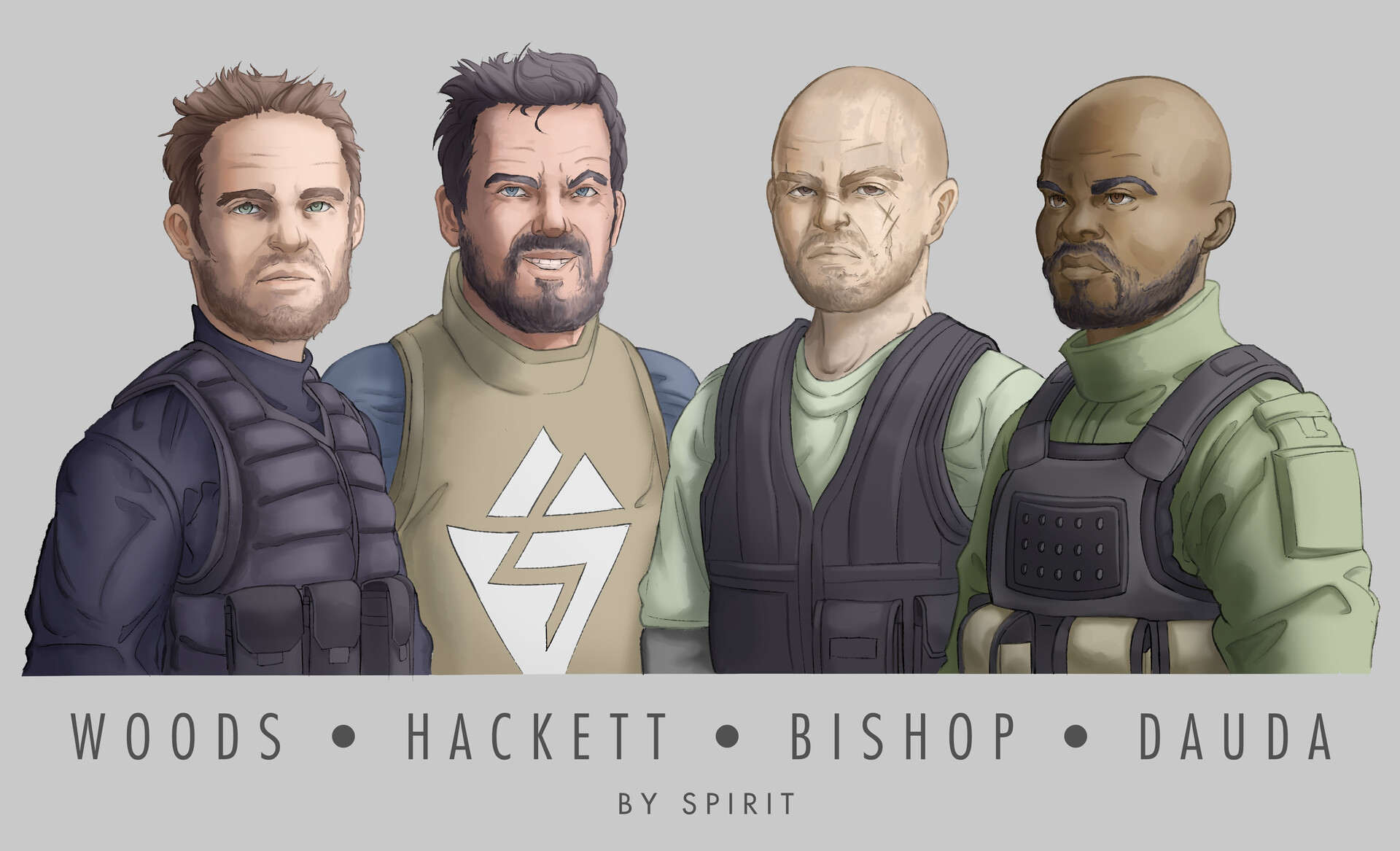 ArtStation - GTFO Prisoners Without Their Masks