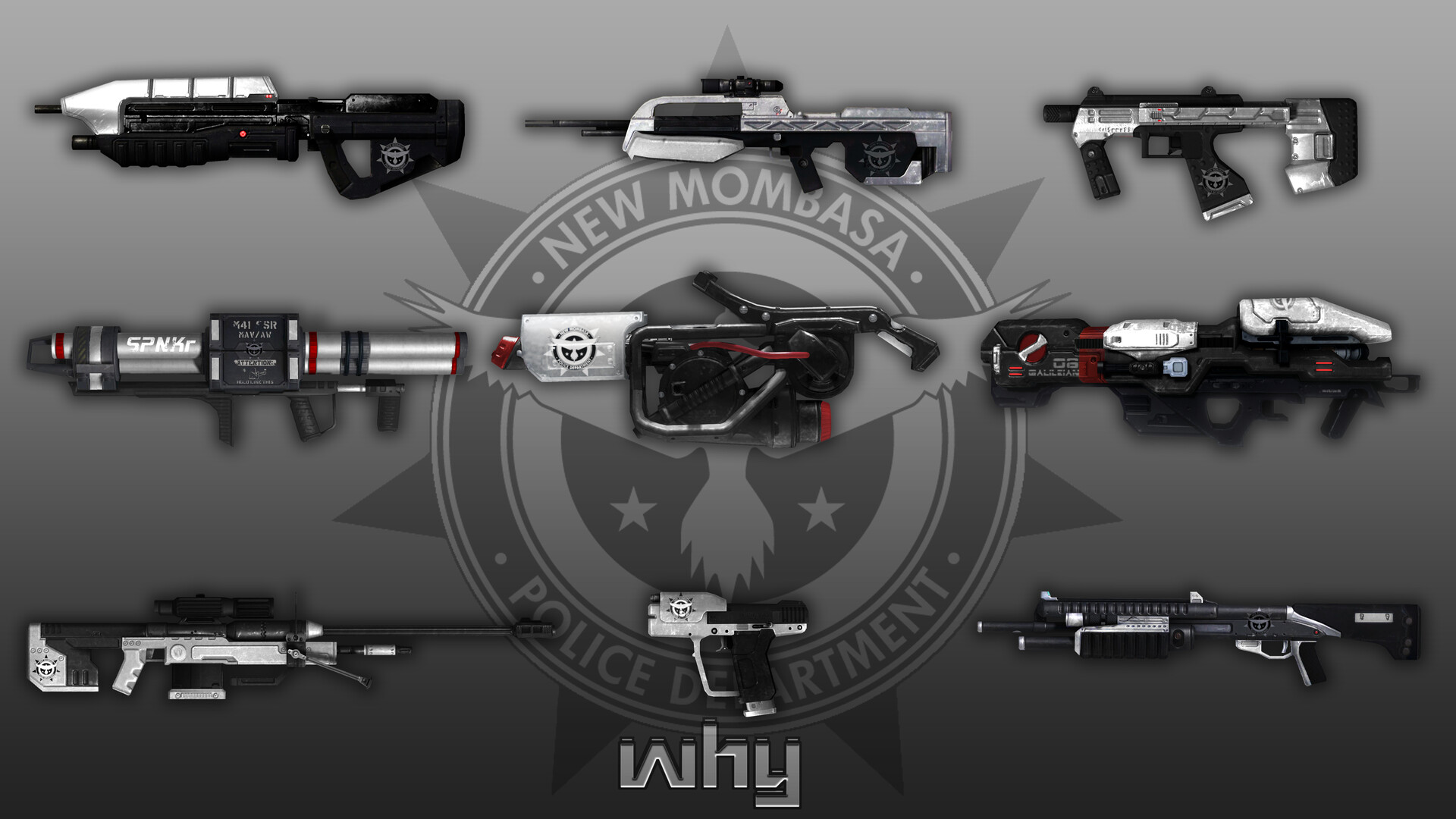 ArtStation - NMPD Weapon & Vehicle Skin Concepts