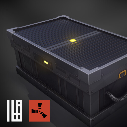 ArtStation - Stormtac Series: Large Storage Box | Custom Rust Game Skin
