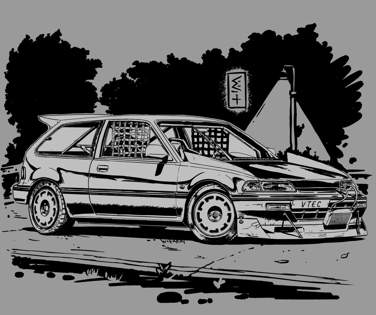 ArtStation - Honda Civic IV