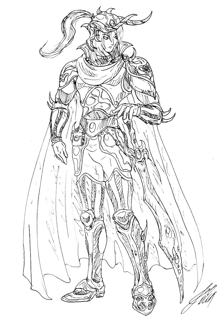 ArtStation - Knight - Final Fantasy 1