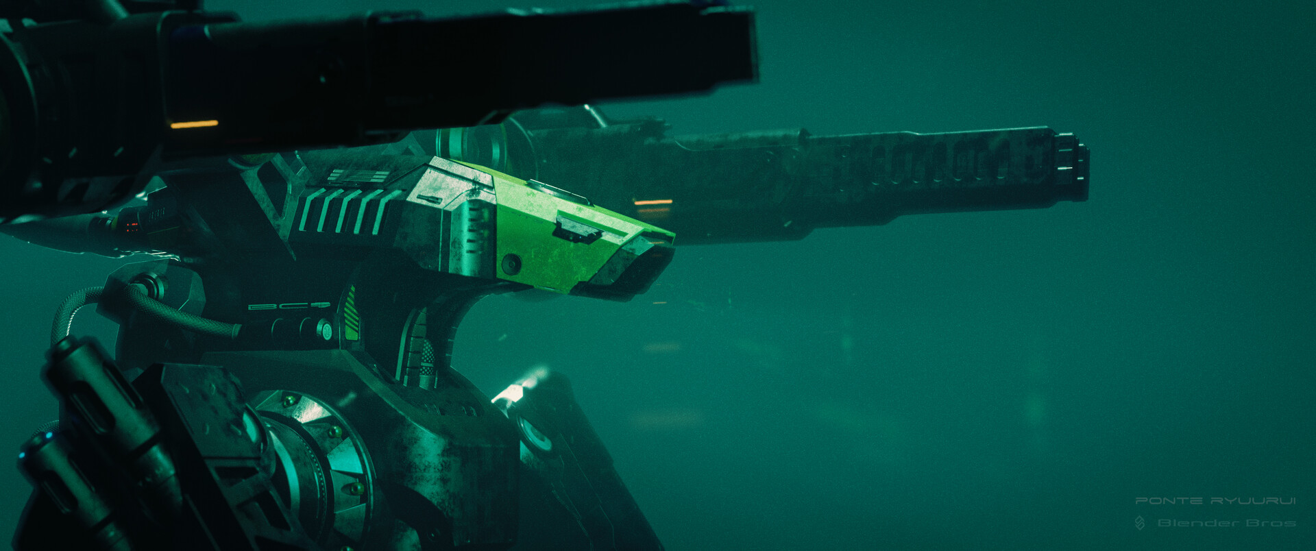 Ponte Ryuurui - RAVEN - assault mech concept for hard surface course