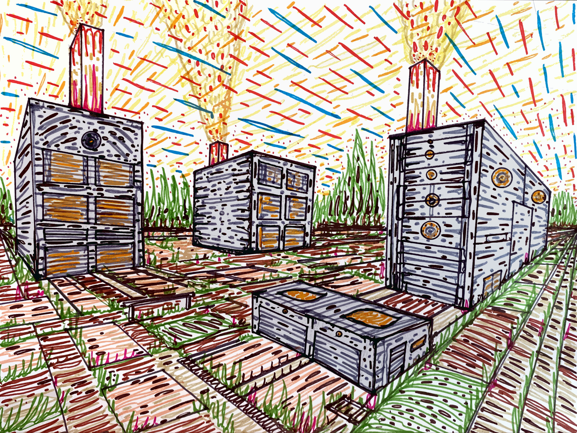 ArtStation - Environmental concept Art Abstract illustration