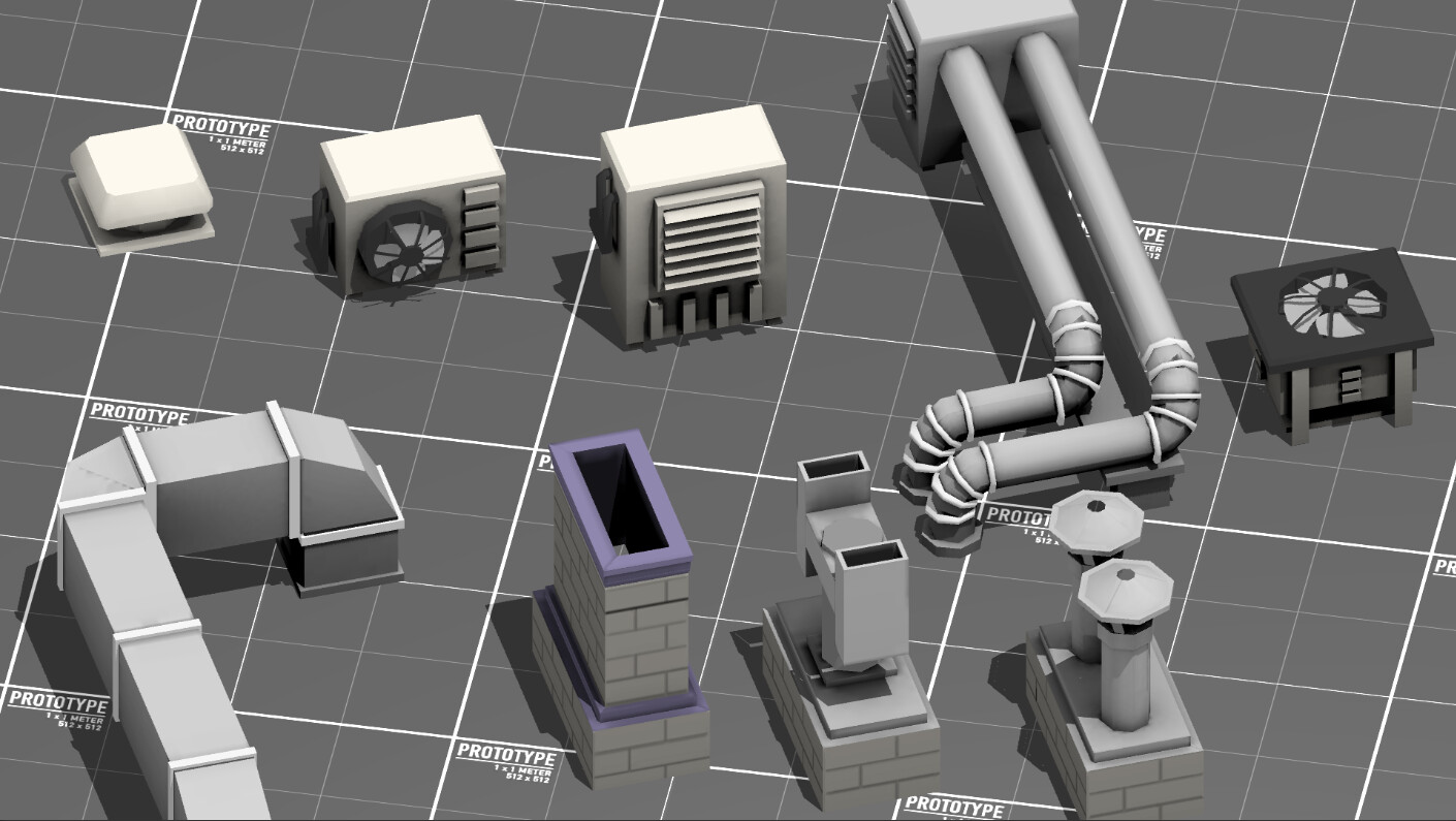 ArtStation - Low Poly props