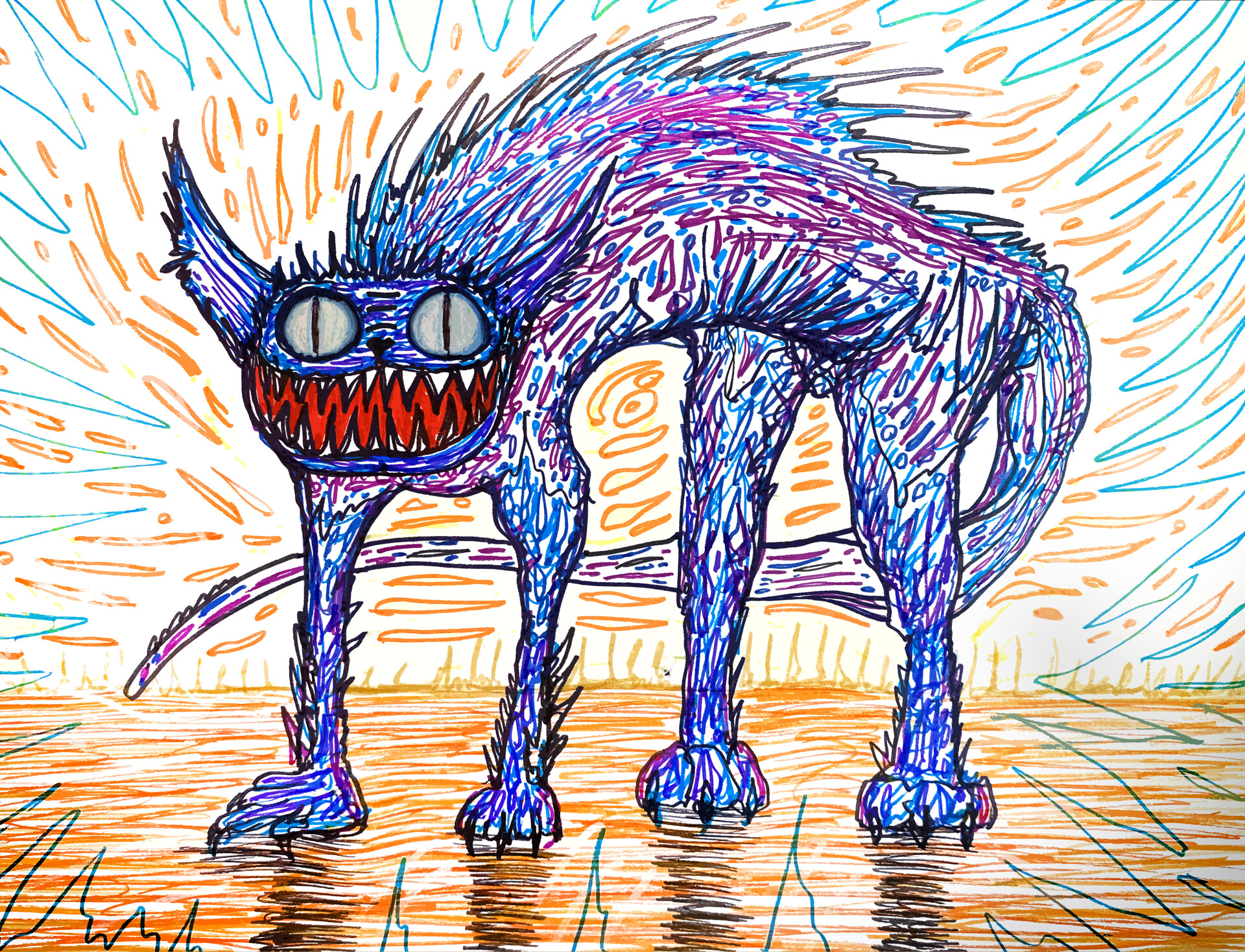 ArtStation - (Cat) concept Art Abstract illustration