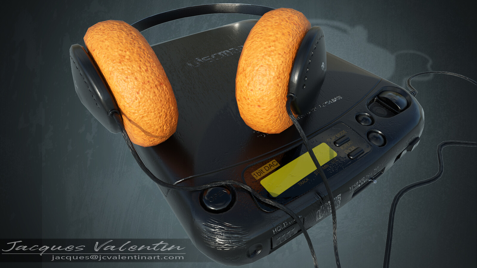 Jacques C. Valentin - Sony Discman D-121 (Project Breakdown)