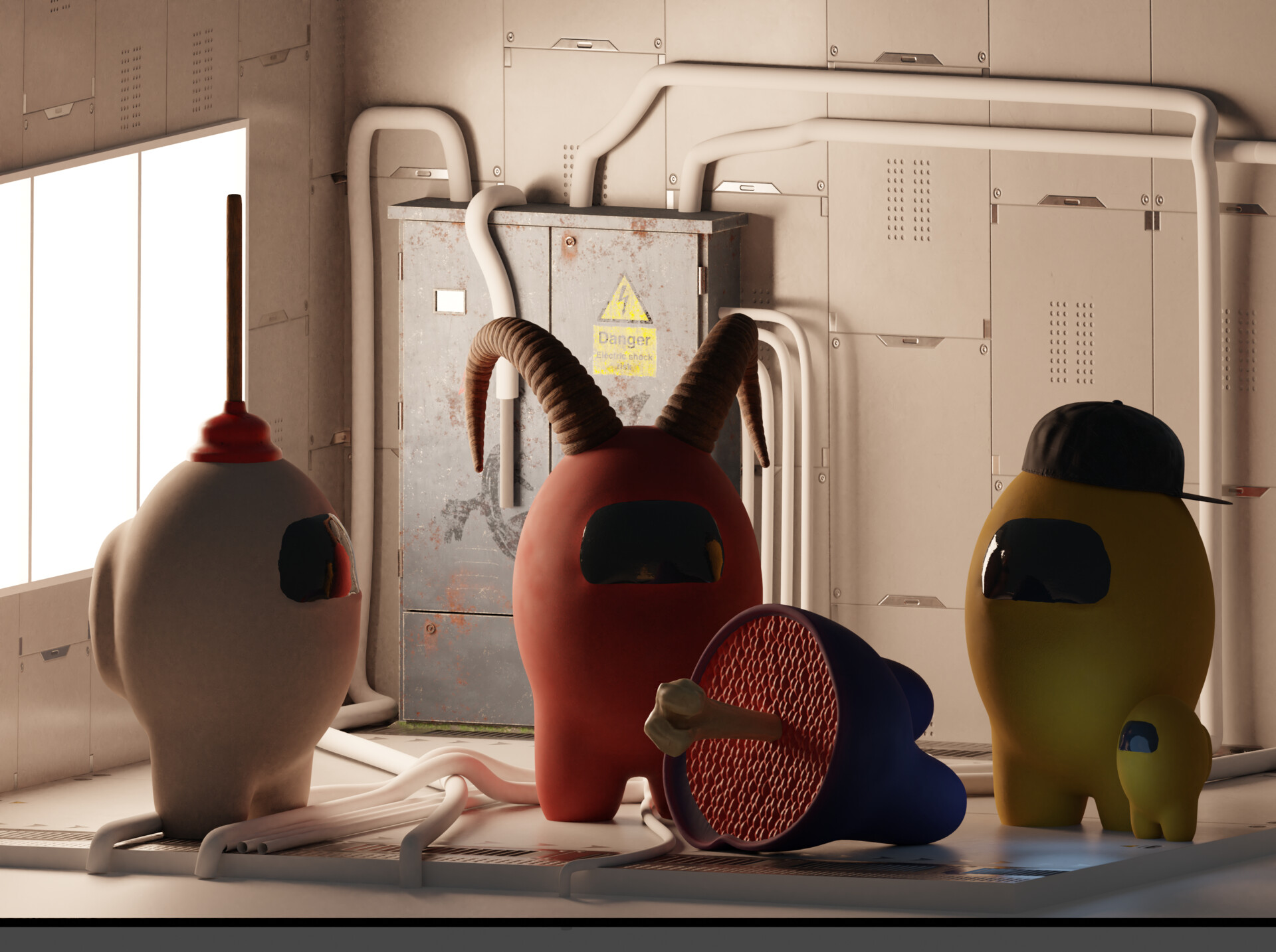 ArtStation - Among Us Fan Art. where?