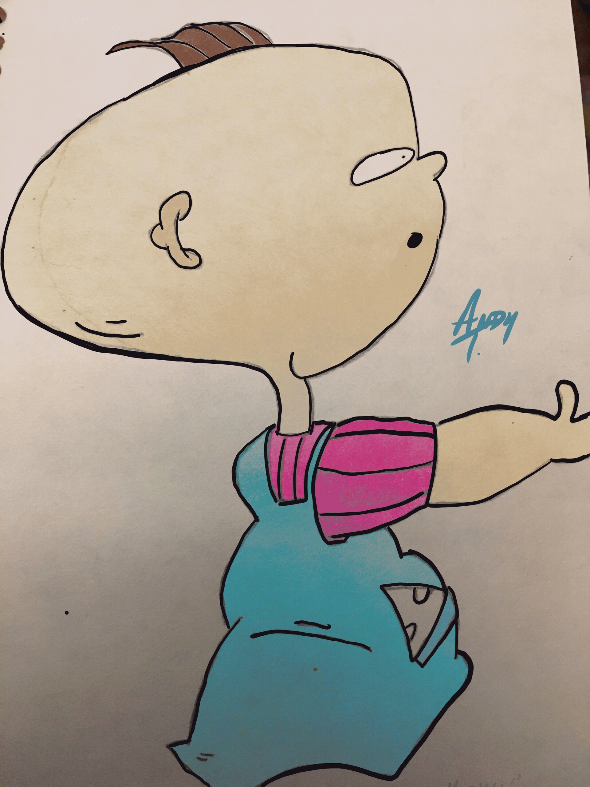 ArtStation - Phil from ‘Rugrats’