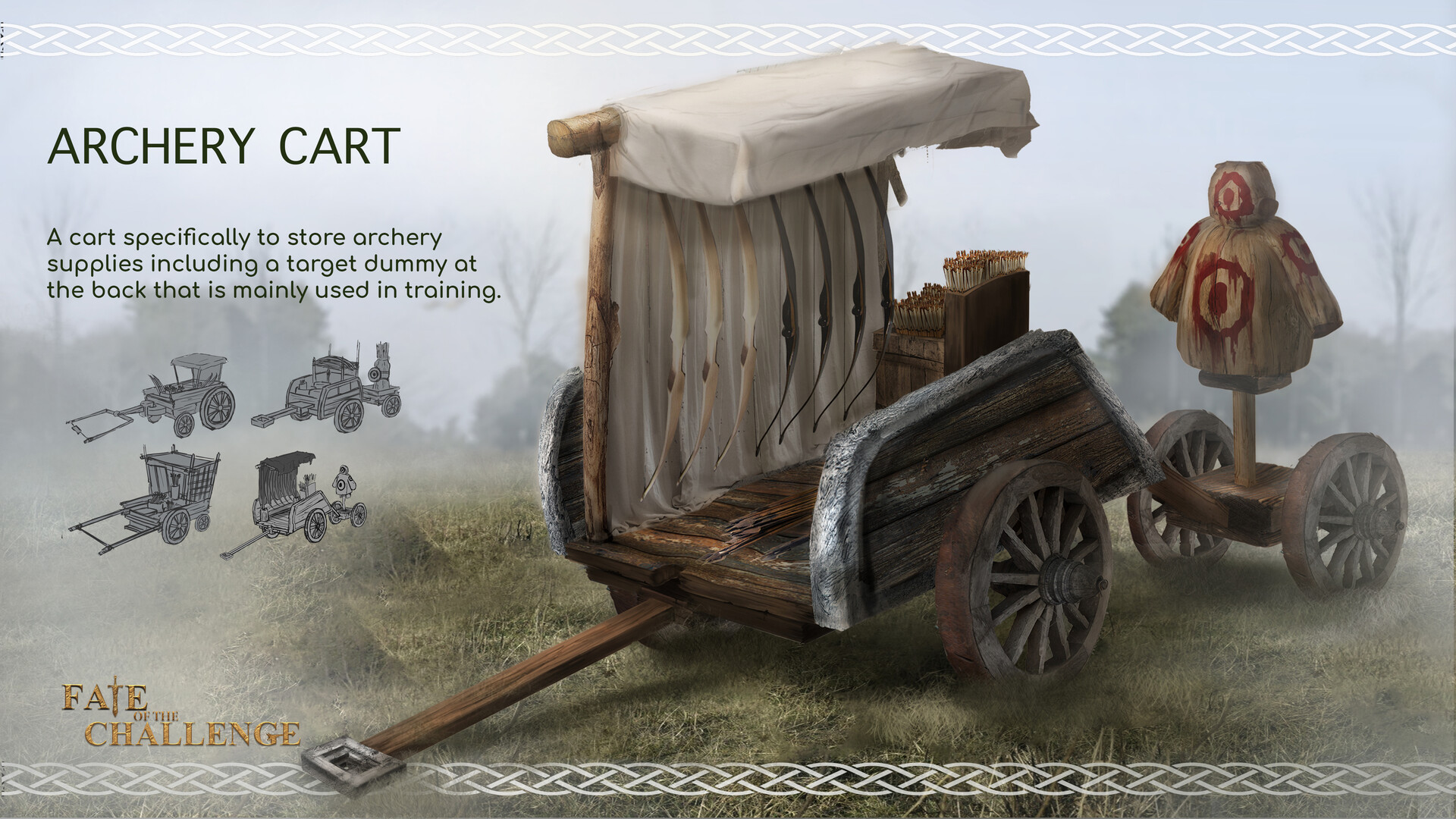 ArtStation - Vehicle Design - Archery Cart