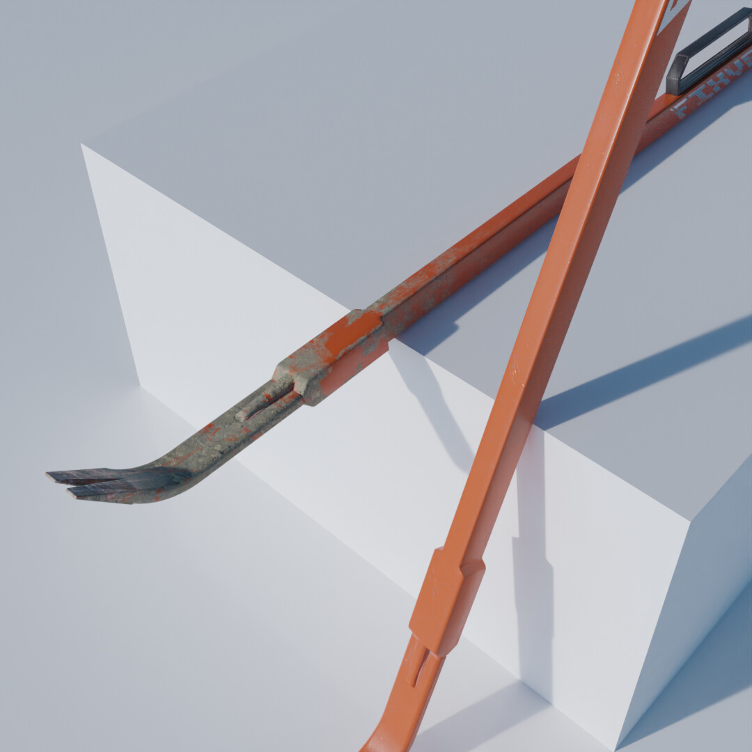 ArtStation - 'FIXVERSE' Concrete Lever Bar | Low Poly