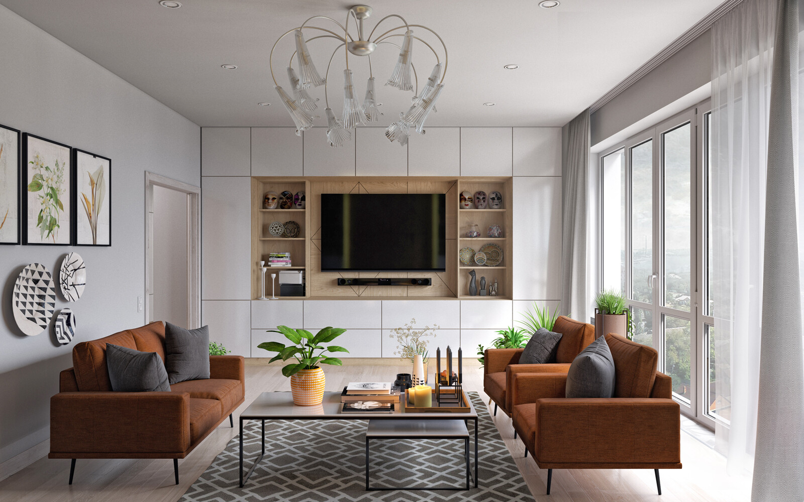 ArtStation - Residential complex "NOBEL." One-room apartment.