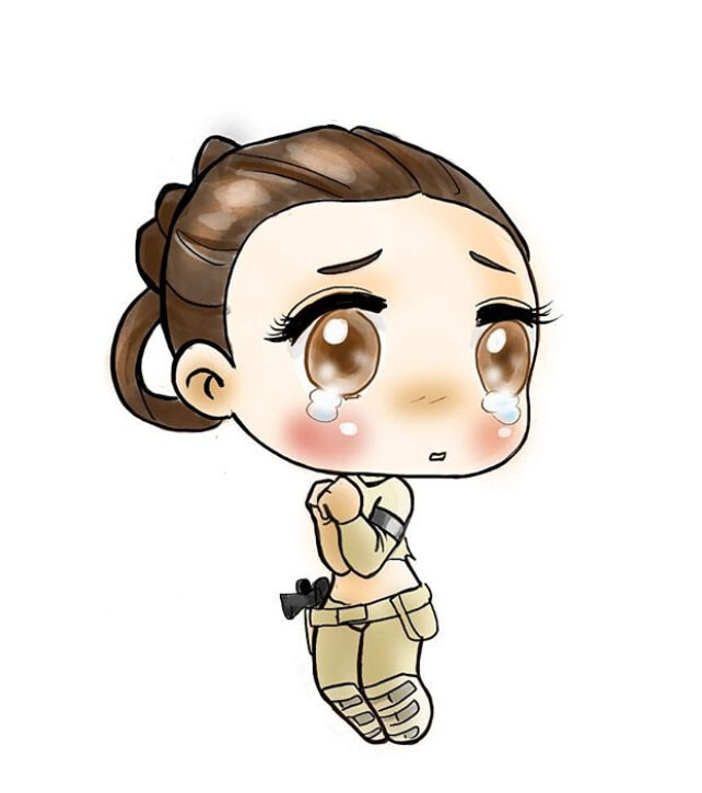 how to draw chibi star wars