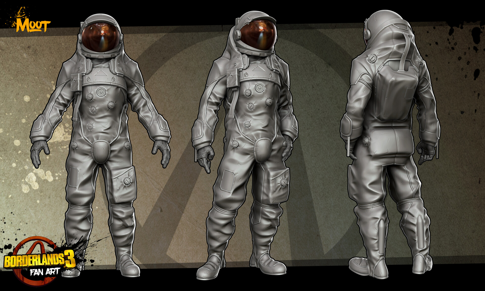 Nino Zorc (Nion) - Moot The Scavenger (BL3 Fan Art)