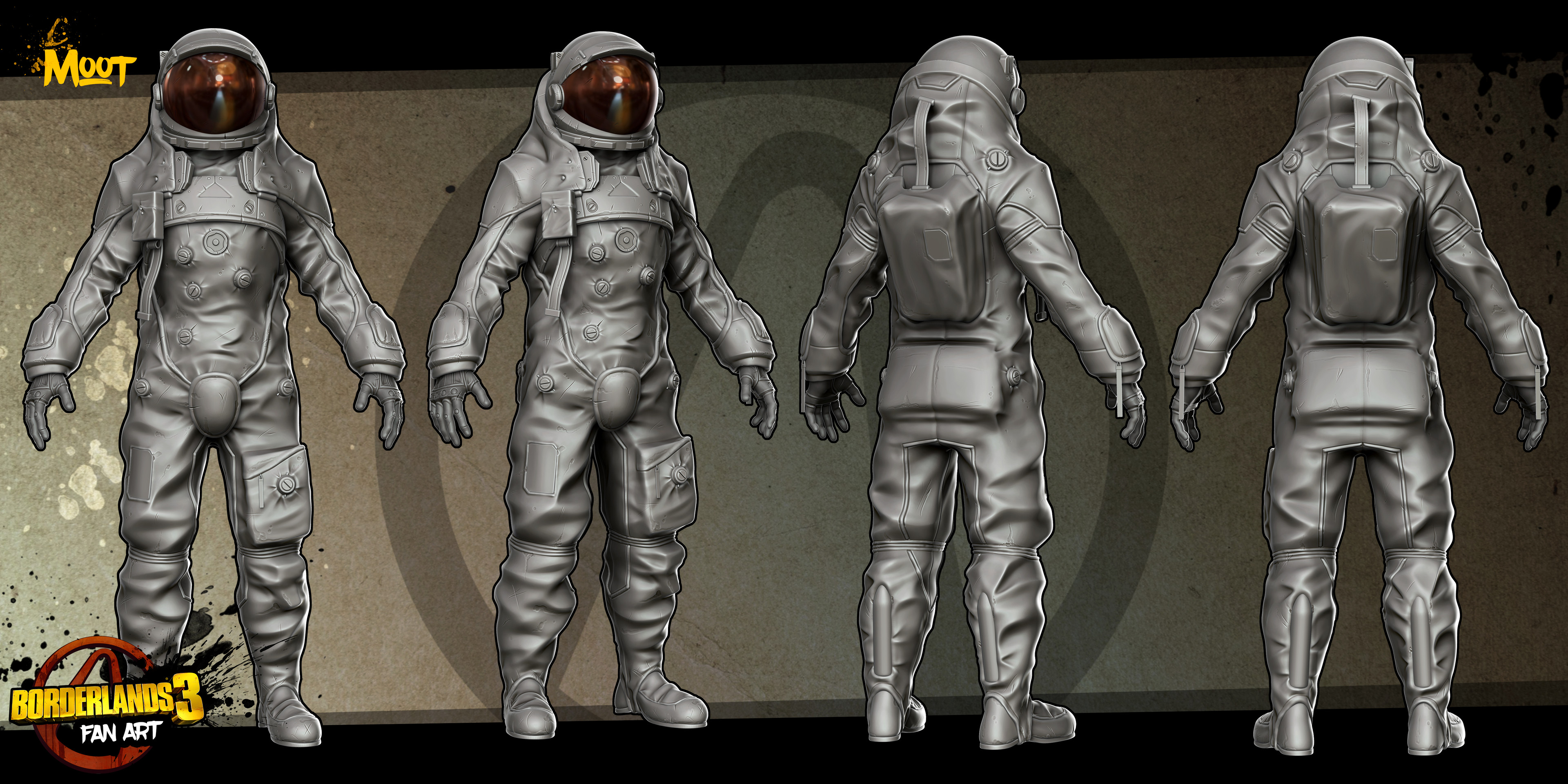 Nino Zorc (Nion) - Moot The Scavenger (BL3 Fan Art)