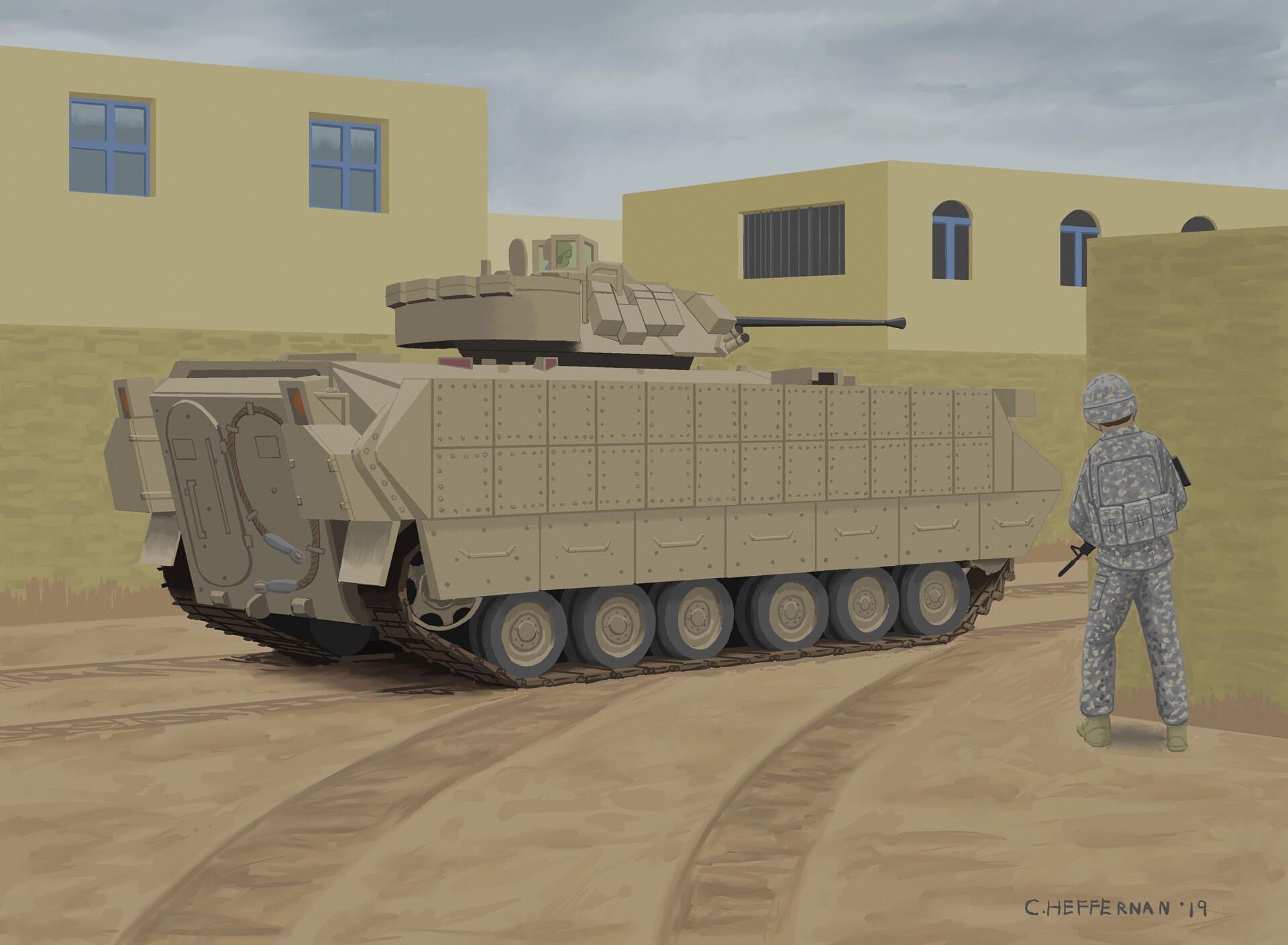 ArtStation - M3A2 Bradley IFV