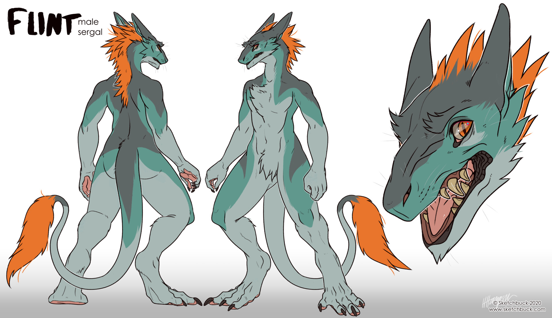 ArtStation - Flint Reference Sheet