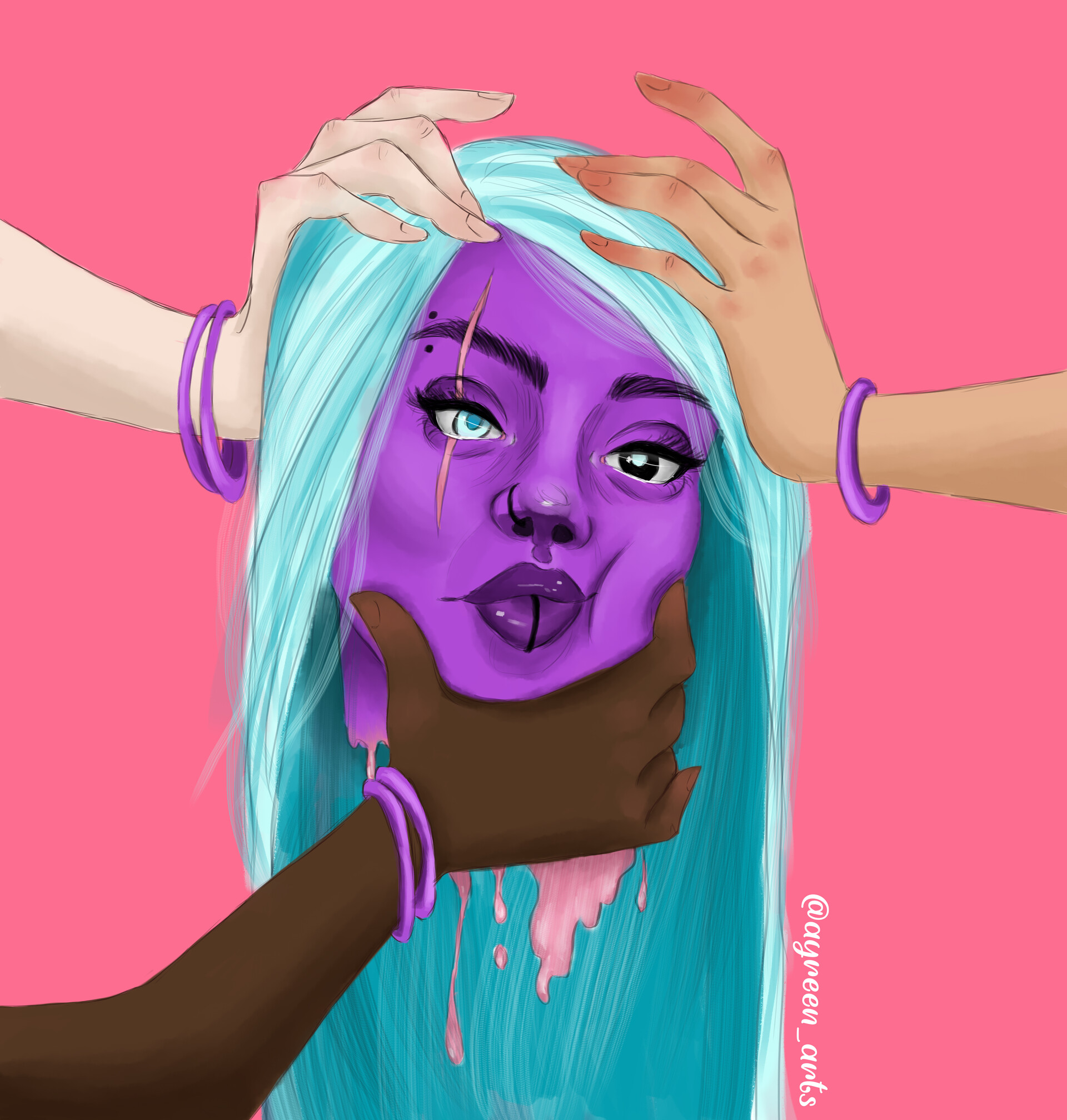 ArtStation - Melting Girl