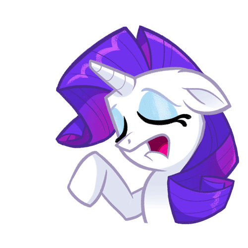 Rarity Crying Vector