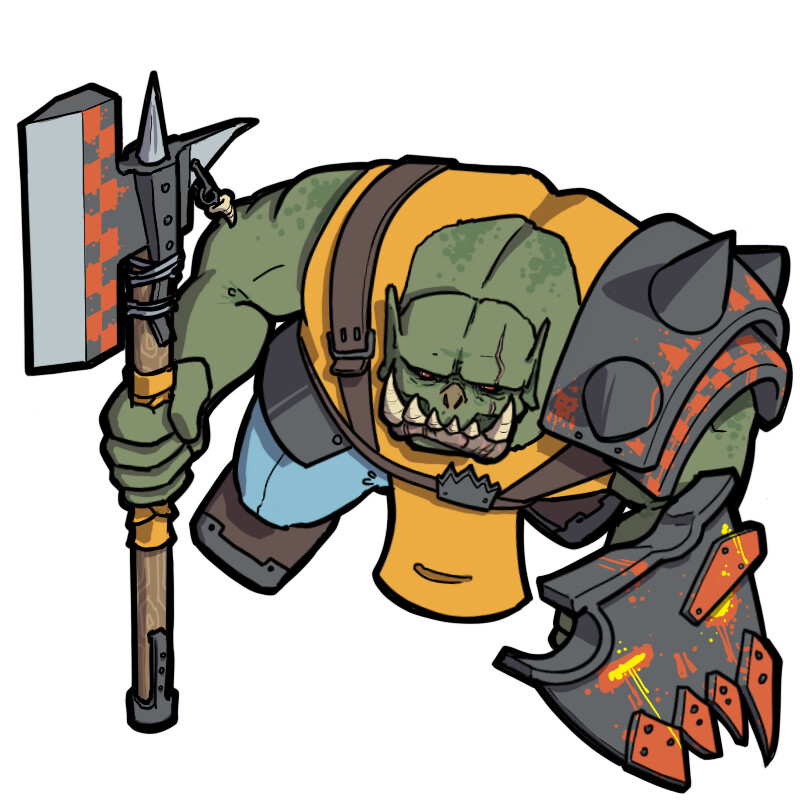 Alex Holland - Orc Sprites for Dungeons and Dragons