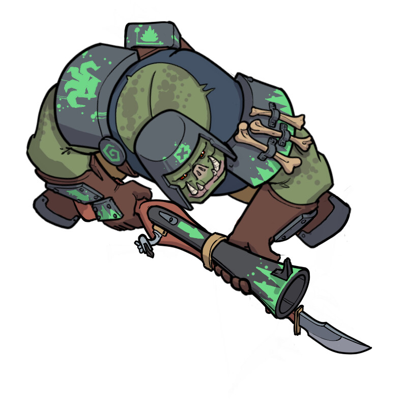 Alex Holland - Orc Sprites for Dungeons and Dragons