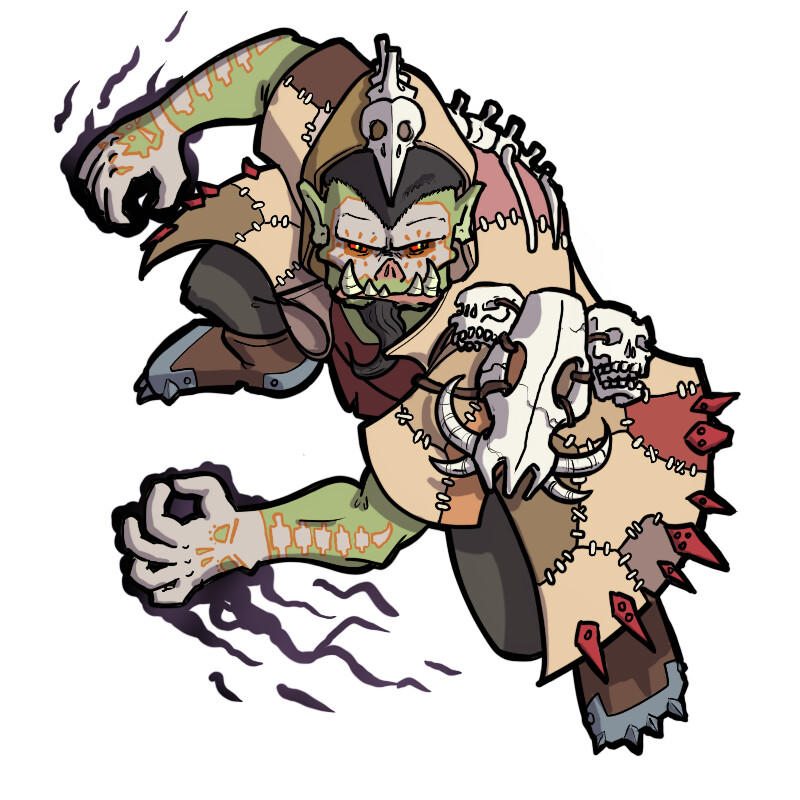 Alex Holland - Orc Sprites for Dungeons and Dragons