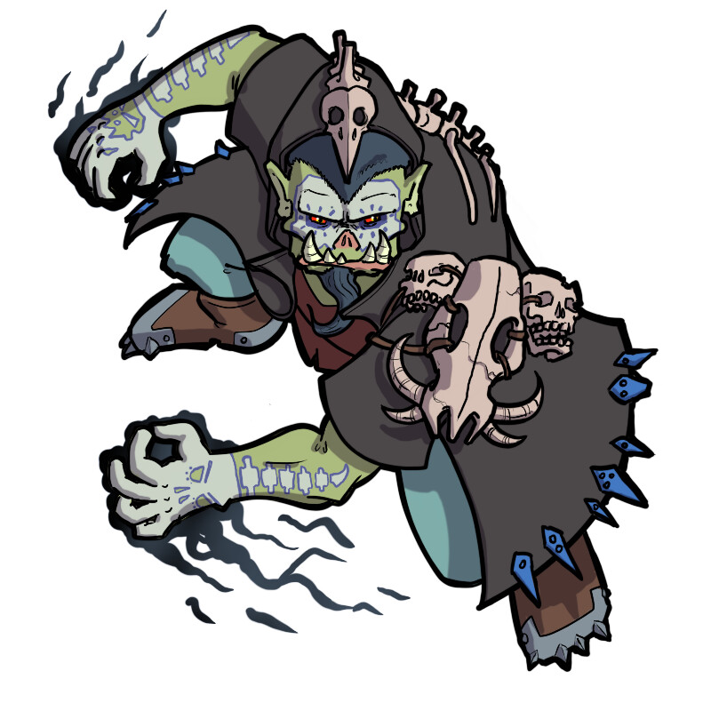 Alex Holland - Orc Sprites for Dungeons and Dragons