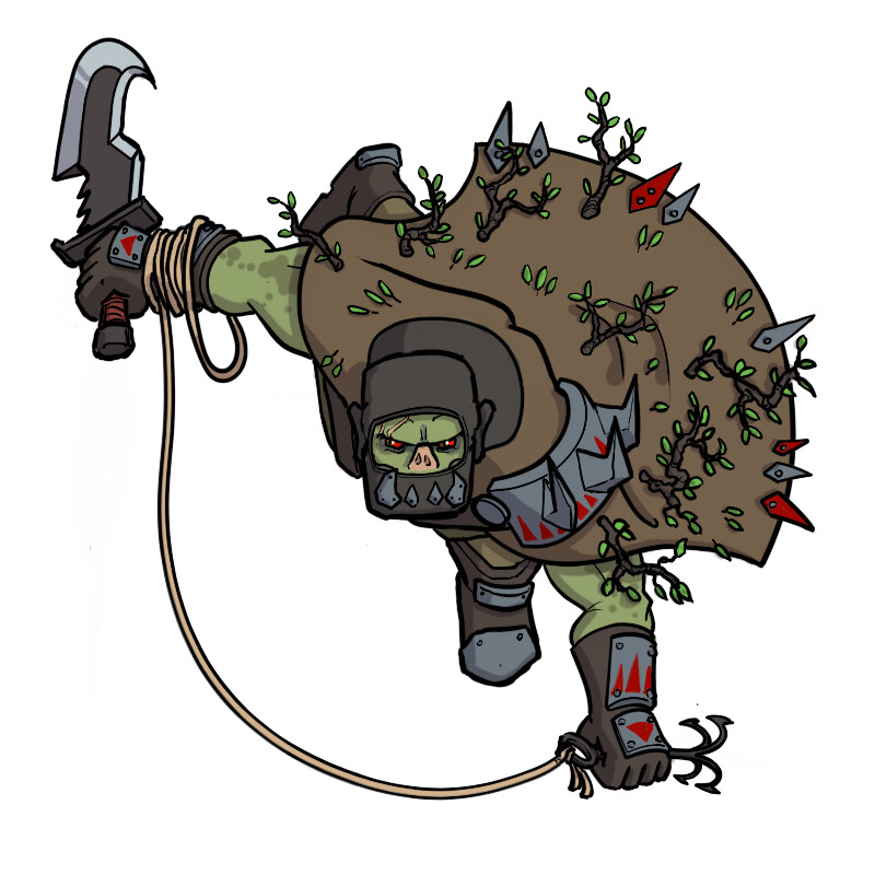 Alex Holland - Orc Sprites for Dungeons and Dragons