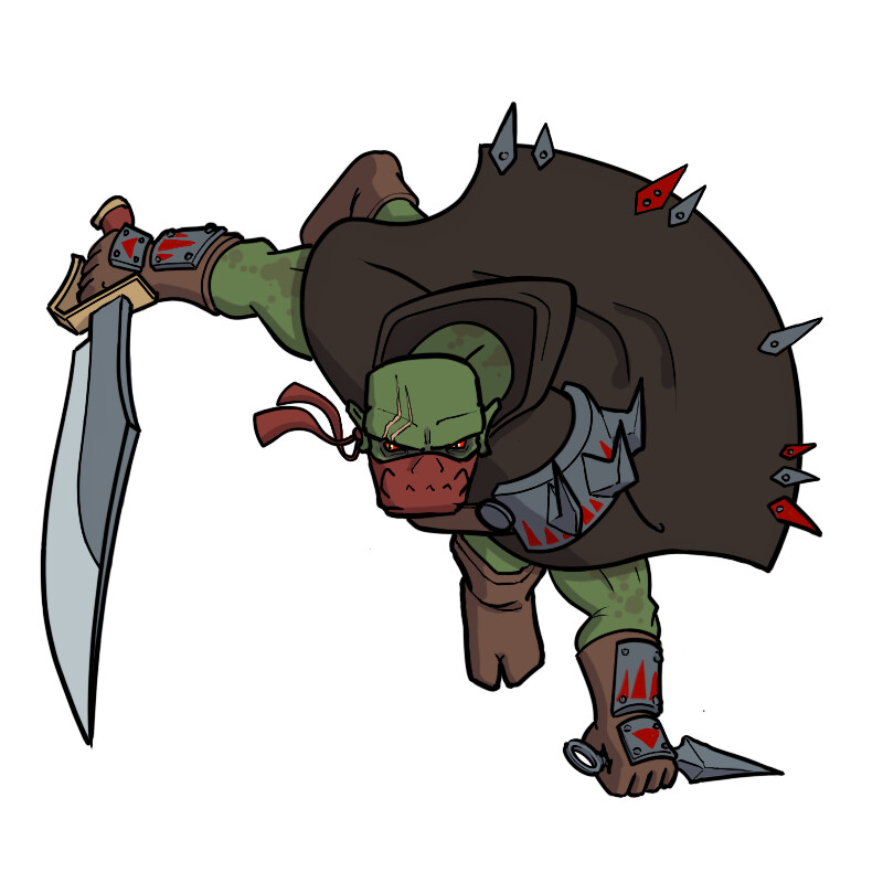 Alex Holland - Orc Sprites for Dungeons and Dragons