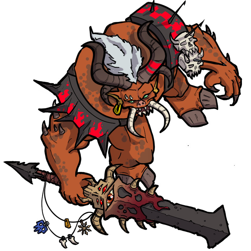 Alex Holland - Orc Sprites for Dungeons and Dragons