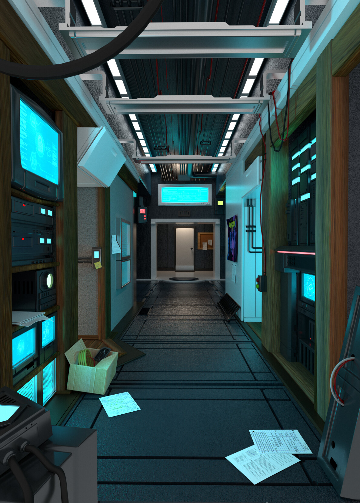ArtStation - Server Room